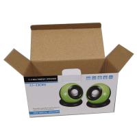 China Strong Single Wall Corrugated Tuck Top 1-2-3 Bottom Boxes Sound Package Printing for sale
