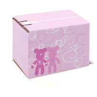 China Printed Corrugated Cardboard 1-2-3 Bottom Slotted Container Zipper Boxes factory for sale