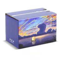 China Custom Recycled Corrugated Paper Snap Lock Bottom Zipper Boxes With Logo Printing for sale