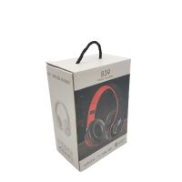 China Printed E-Flute Self Locking White Corrugated Cardboard Boxes Headphone Package for sale