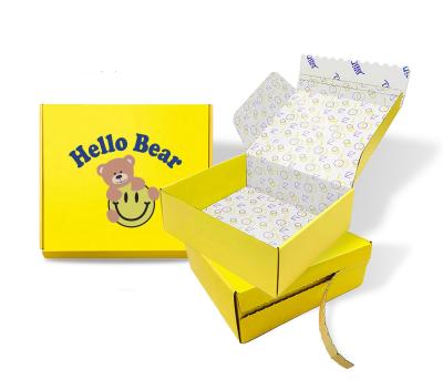 China Corrugated Cardboard Zipper Mailer Boxes for sale