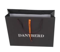 China Order Custom Printed Paper Merchandise Bag Business Packaging Online With Eyelet for sale