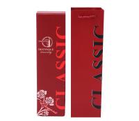 China Promotional Custom Printed Red Paper Bags Gift Package With Cotton Handle Rope for sale
