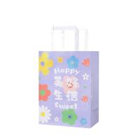 China Wholesale Custom Printed Kraft Paper Bags Pacakging For Food Delivery Fctory for sale