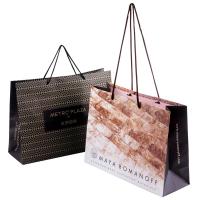 China Custom Extra Large Strong Paper Brand Bags Cost Printing With Glossy Lamination for sale