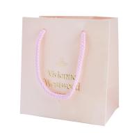China Eco Friendly Custom Printed Medium Blue Paper Party Favor Bags With Handles for sale