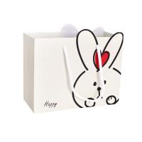 China Printed Paper E Commerce Bags Packaging Twist Handle Matt Lamination for sale
