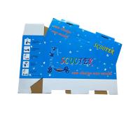 China Custom Printed Strong Corrugated Paper Scooter Packaging Boxes manufacturer for sale