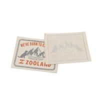 China Custom Woven Printed Garment Labels Cotton Woven Labels For Clothing Supplier for sale