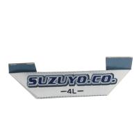 China Custom Woven Damask Clothing Labels Mitre Folded Woven Labels Hanger Loop for sale