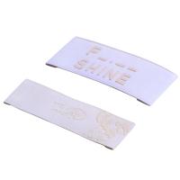 China Custom Satin Woven Label Satin Damask Satin Fabric Labels Woven Edge Satin Labels for sale