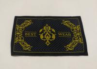 China Order Custom Woven Hem Tags Straight Cut Woven Quilt Labels Product Labels Price for sale