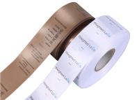 China Printed Garment Recycled Polyester Care Label Symbols Meaning Washing Instruction Labels for sale