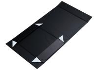 China Custom Black Cardboard Foldable Boxes With Lids Magnetic Folding Box Packaging Supplier for sale