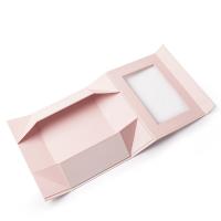 China Custom Luxury Gift Packaging Cardboard Box With Clear Window Artwork Printing Manufacturer for sale