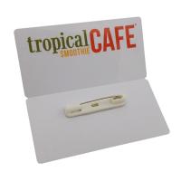 China Professional Custom PVC Name Badges Online Plastic Name Tags Magnetic With Artwork for sale