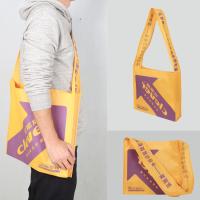 China Custom Crossbody Laminated Non-Woven Bags For Advertising, Promotion Or Shopping for sale