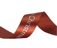 China Custom Puff Printed Satin Ribbons for sale