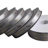 China Custom Puff Printed Satin Ribbons for sale