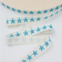 China Custom Printed Cotton Ribbon Eco-Friendly Logo Ribbon for Gift Wrapping Packaging for sale