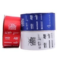 China Custom Luxury Wide Satin Ribbon With Logo Printing For Gift Wrapping Packaging & Events for sale