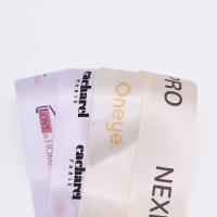 China Custom Luxury Wide Satin Ribbon With Logo Printing For Gift Wrapping Packaging & Events for sale