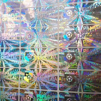 China Custom Holographic Stickers Printing 3D Hologram Labels With Design Non-Transferable for sale