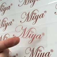 China Transparent Self Adhesive Labels for sale