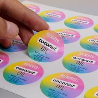 China Custom Printed Paper Stickers Cheap Eco-Friendly Self-Adhesive Labels Business Stickers for sale
