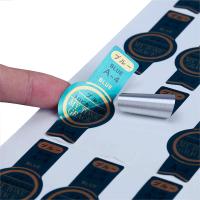 China Custom Silver Foil Stickers – Waterproof Self-Adhesive Metallic Labels With Artwork Printing for sale
