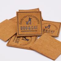 China Custom Embossed Genuine Leather Patch for sale