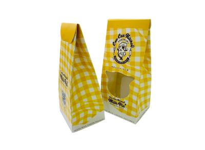 China Custom Printed Gift Packaging Box with Window | Paper Treat Boxes for Cookies, Candy, Pastries & Small Gifts for sale