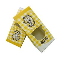China Custom Printed Gift Packaging Box with Window | Paper Treat Boxes for Cookies, Candy, Pastries & Small Gifts for sale
