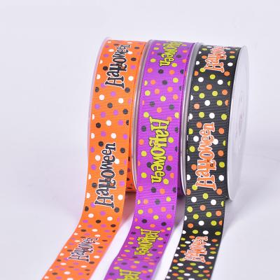 China Custom Printed Grosgrain Ribbon with Logo | Personalized Wholesale Ribbon for sale