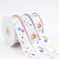 China Custom Printed Satin Ribbon with Logo | Personalized Polyester Satin Ribbon for sale