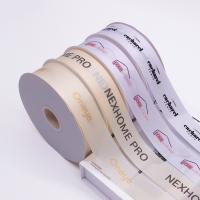 China Custom Printed Satin Ribbon with Logo | Personalized Polyester Satin Ribbon for sale
