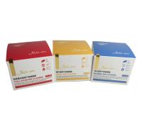 China Printed White Square Paper Box With Auto-Lock Bottom Custom Cream Boxes for sale