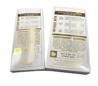 China Custom Eco Friendly Medicine Paper Box Packaging With Gold Foil Stamping For Sale for sale
