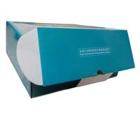 China Custom Printed Single Wall Corrugated Paper Product Boxes With Plastic Handle for sale