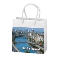 China Custom Branded Paper Advertising Bags Packaging With Design Printing Supplier for sale