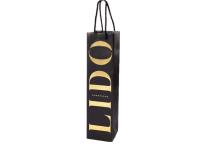 China Custom Personalised Wine Bottle Paper Bags Packaging With Design Printing for sale