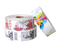 China Recycled Roll Custom Garment Paper Hangtags With Artwork Printing Manufacturer for sale