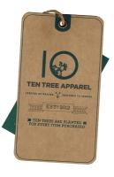 China Custom Printed Brown Kraft Paper Hang Tags  For Clothing With Embossed Logo for sale