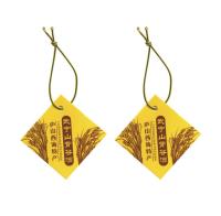 China Custom Printed Paper Jewelry Hangtag Watches Swing Tag With Elastic String for sale