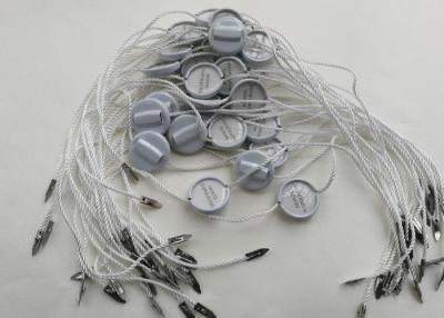 China Custom Clothing Aluminum Metal Seal Tags With Plastic Drop Domed Epoxy Resin for sale
