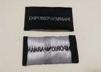 China Custom Damask Woven Labels Fashion Woven Garment Tags Fabric Labels With Own Logo for sale