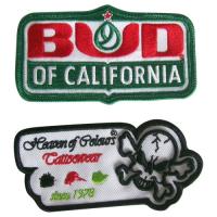 China Personalised Custom Clothing Embroidered Labels Tags Embroidered Fabric Labels Supplier for sale