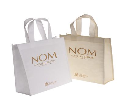 China Non Woven Tote Bags Printing Promotional Non Woven Shopping Bags With Custom Logo for sale