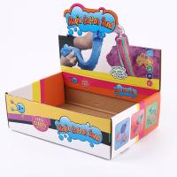China Custom Strong Corrugated Counter Display Box Manufacturer Full Colors Printing for sale