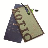 China Custom Brown Kraft Paper Shoes Tags Plastic Hangtags With Design Printing for sale
